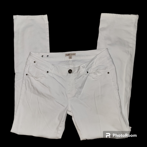 CAbi | Jeans | Cabi White Denim Jeans | Poshmark